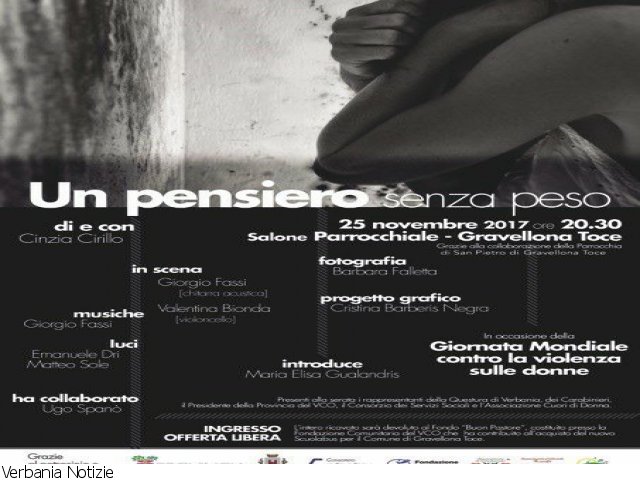 “Un pensiero senza peso”