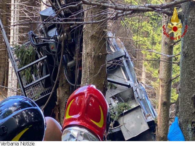 Funivia al Mottarone: prelevata la testa fusa