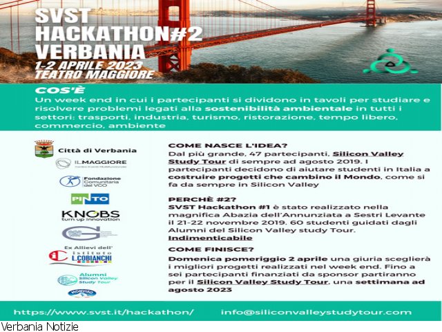 SVST Hackathon: sostenibilità ambientale