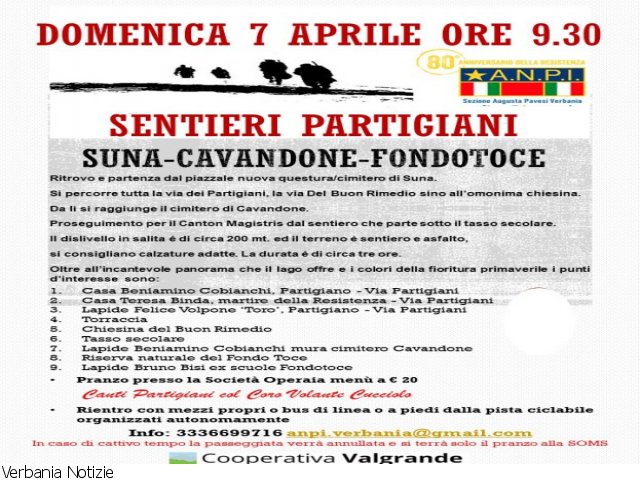 'Sentieri Partigiani'