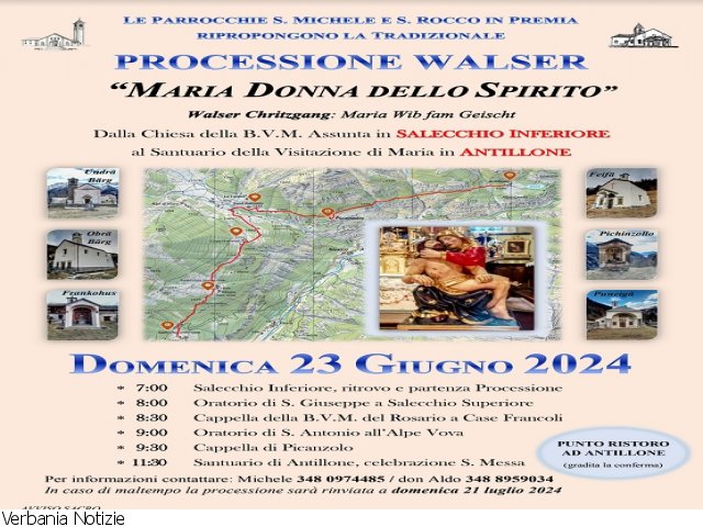 Processione Walser Salecchio - Antillone