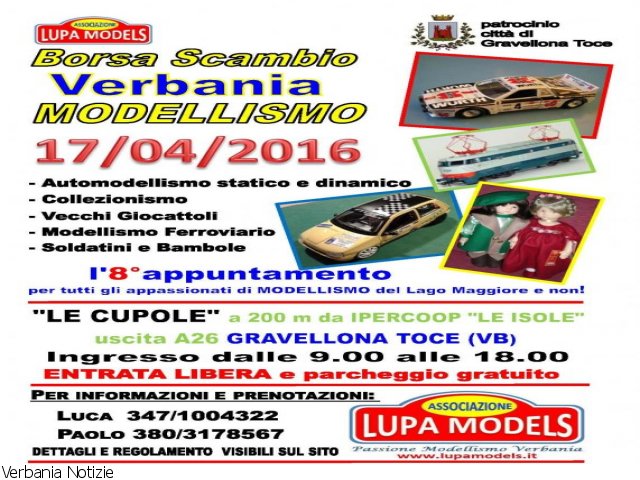'Borsa Scambio Verbania Modellismo'