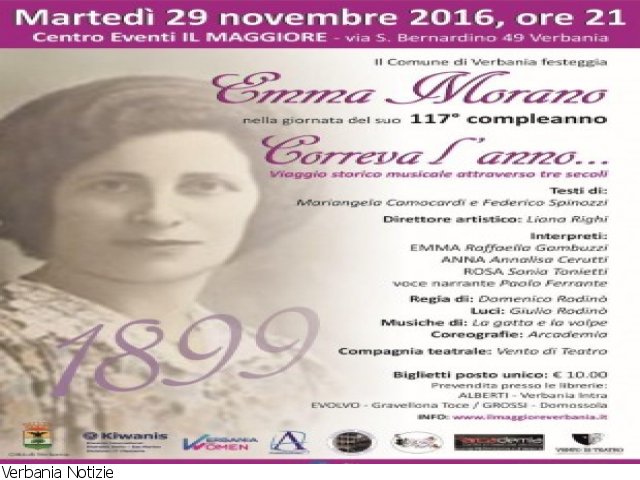 Spettacolo per i 117 anni di Emma Morano